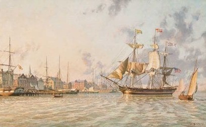 Alexandria: The Ship "Fairfax" Leaving for Rio de Janeiro in 1845 by ...