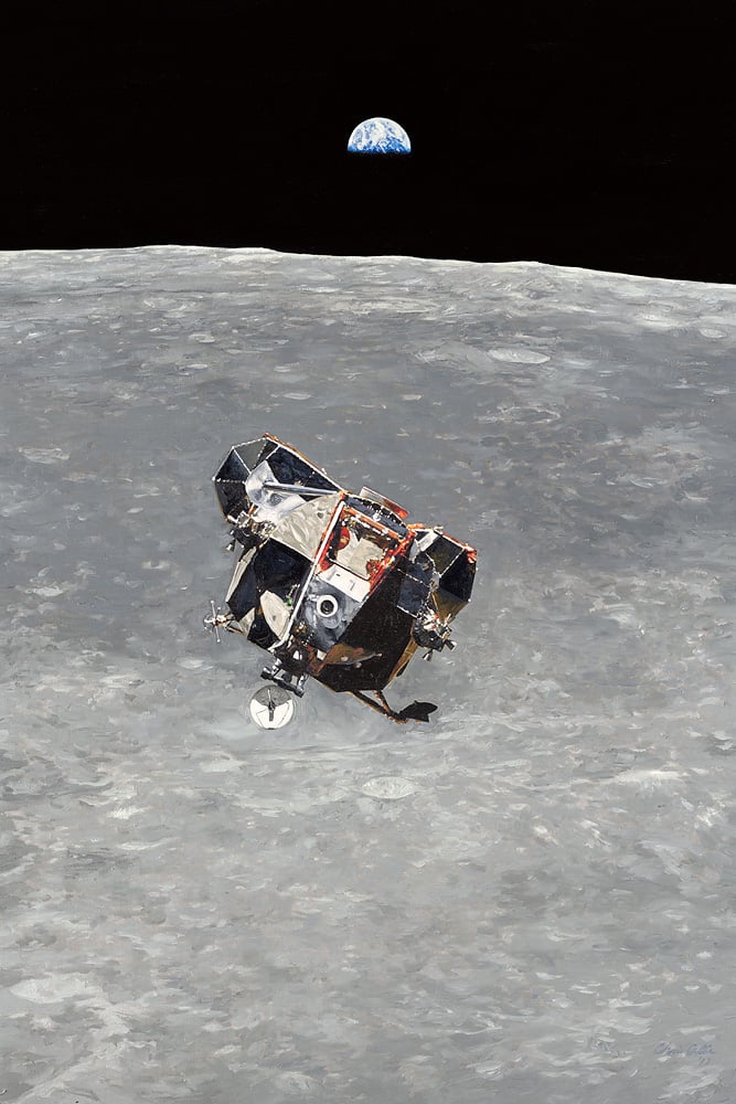 Apollo 11 - Eagle's Ascent by Chris Calle