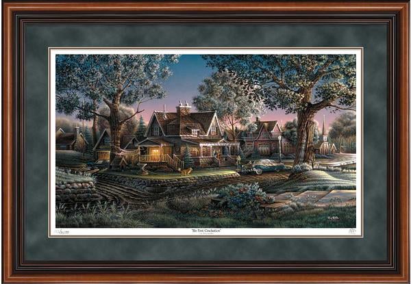 His First Graduation - Framed by Terry Redlin