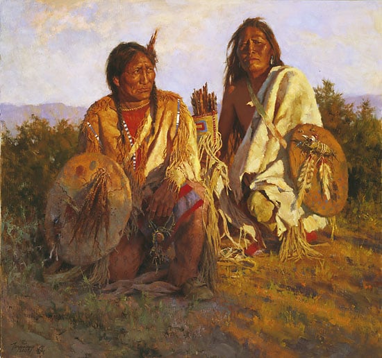 Medicine Shields of the Blackfoot by Howard Terpning