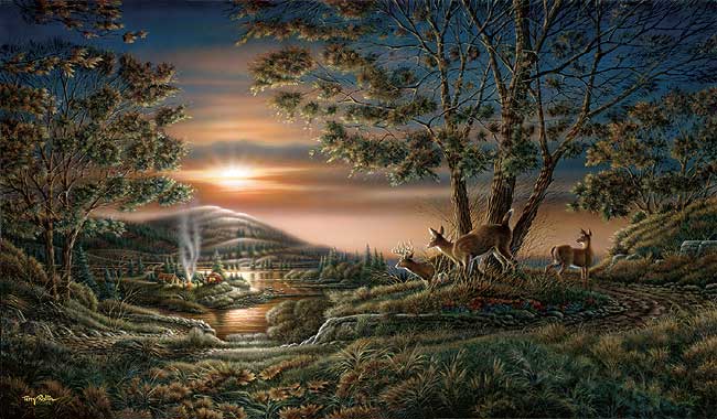 Sharing the Sunset by Terry Redlin