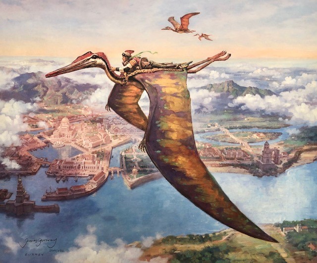 Skybax Rider by James Gurney