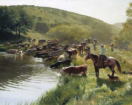 Water in the Draw by Don Crowley