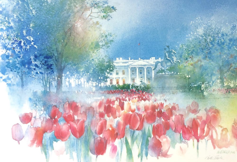 White House Spring by Nita Engle