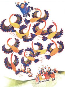 Crane Legend by Rie Munoz