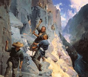 The Powder Monkeys, Cape Horn, 1865 by Mian Situ