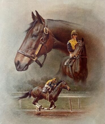 Forego - Gustines & Shoemaker Up! by Fred Stone